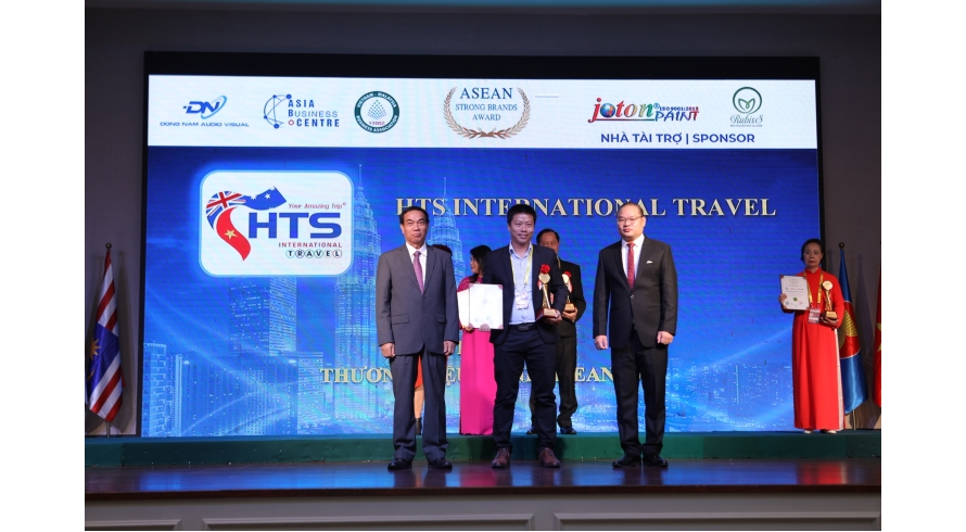 HTS International Travel Top 50 Thương hiệu Mạnh ASEAN 2023